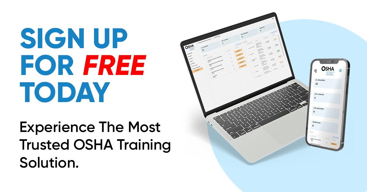 Free Sign Up | OSHA Outreach Courses