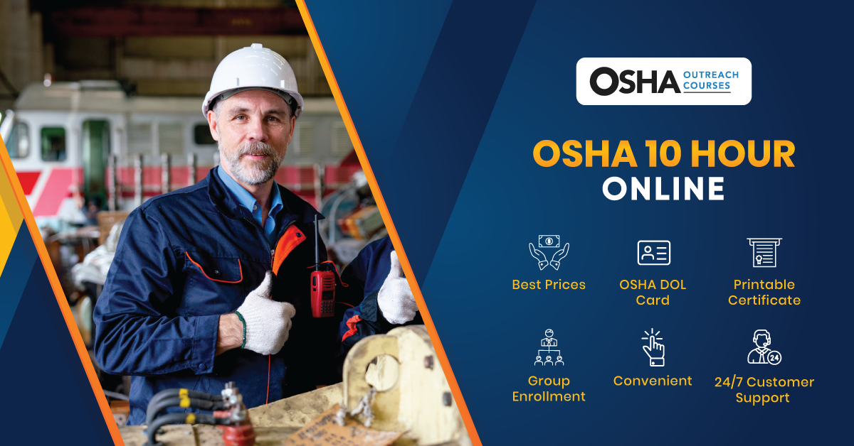 OSHA 10 Online Training Courses | with Free Course OSHA 10 Online Training Courses | with Free Course
