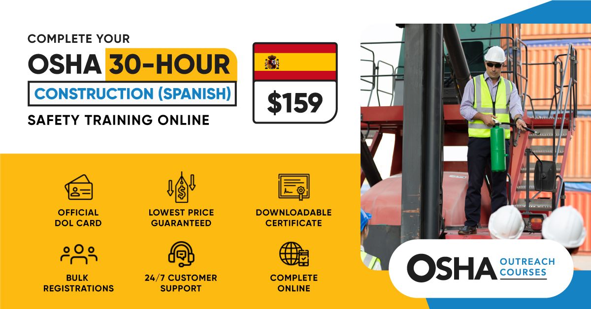 OSHA 30 Construction (Spanish)